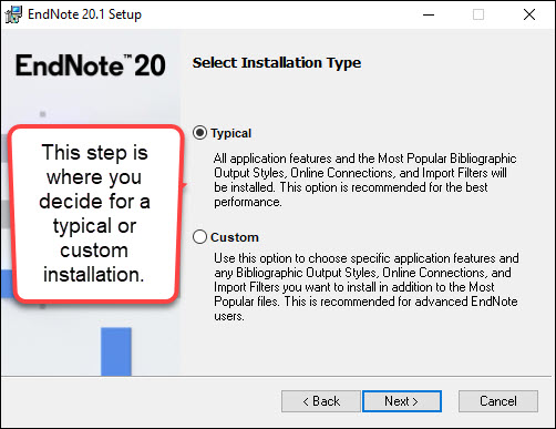 Single installation of EndNote 20, Windows – Alfasoft Support & Knowledgebase